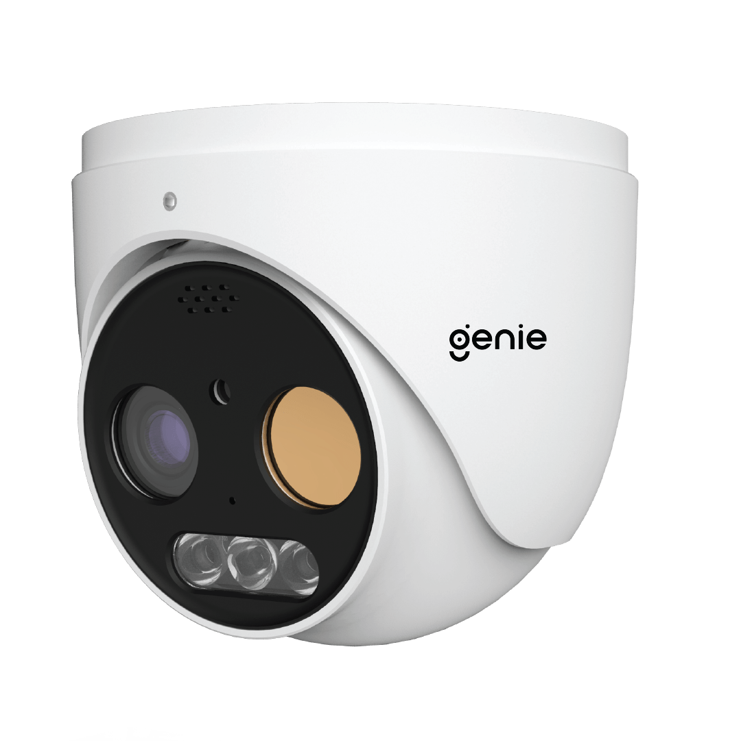 NDAA 5MP H.265 IP Dual Eyeball Camera, True and Thermal Image 4mm / 3 ...